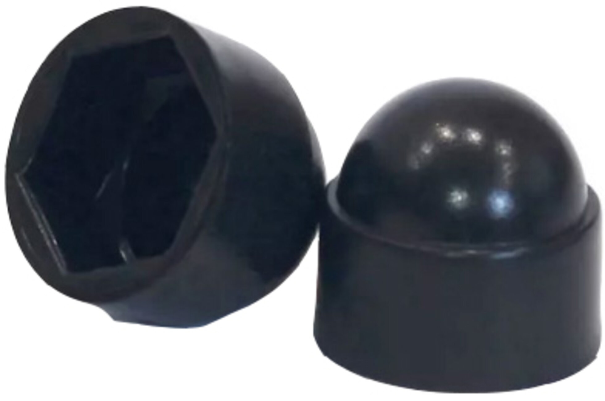 Колпачки для болтов STARFIX SMM3-52122-6, 16 мм, черные, пластик, 6 штук