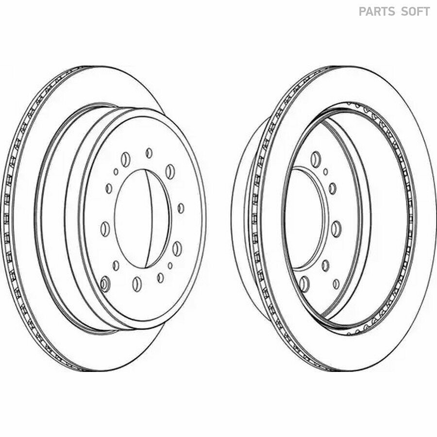 FERODO COAT+ LV DISC (PIECE) от официального дистрибьютора, FERODO, артикул DDF1799C1