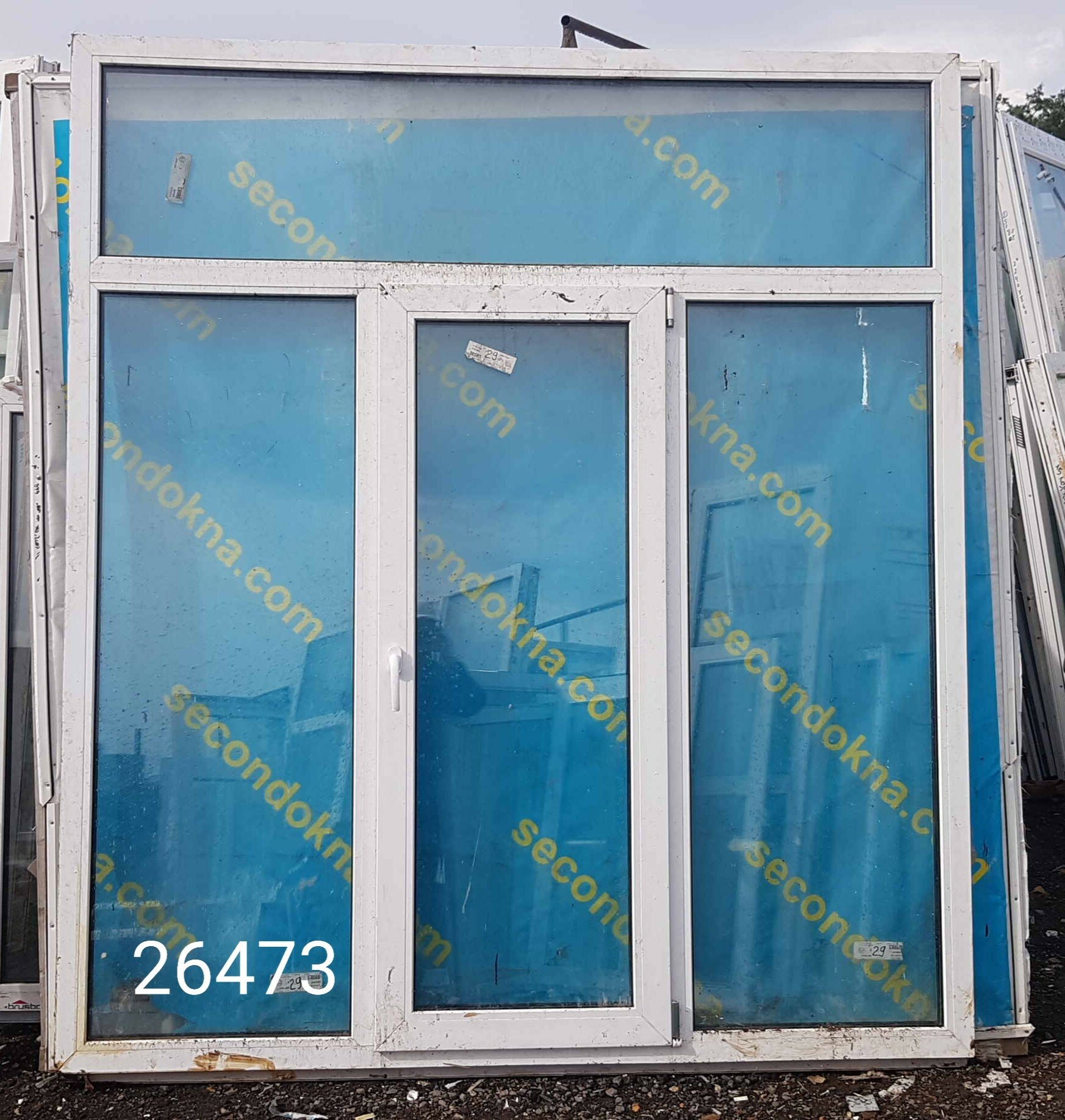 Пластиковое окно Б/У 2120(в) 1660 об х 1880(ш)