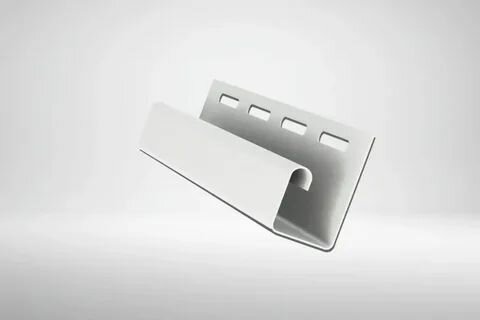 Джи профиль, стартовая планка для фасадных панелей, цвет: белоснежный ;1,5м-2шт.