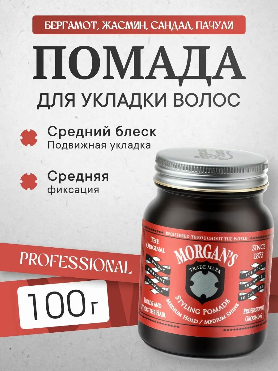 Помада для укладки Morgans 100 г