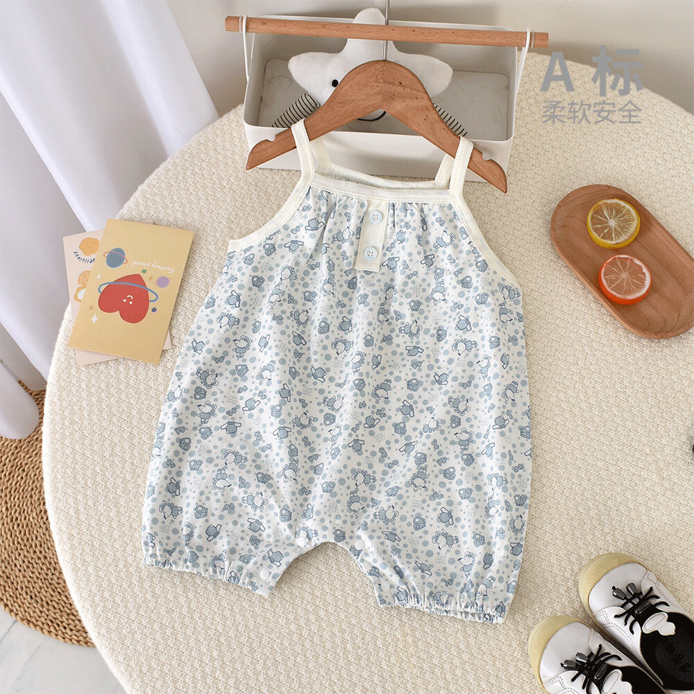 Слинг для новорожденных Bunny Blue, хлопок, без рукавов, 80см