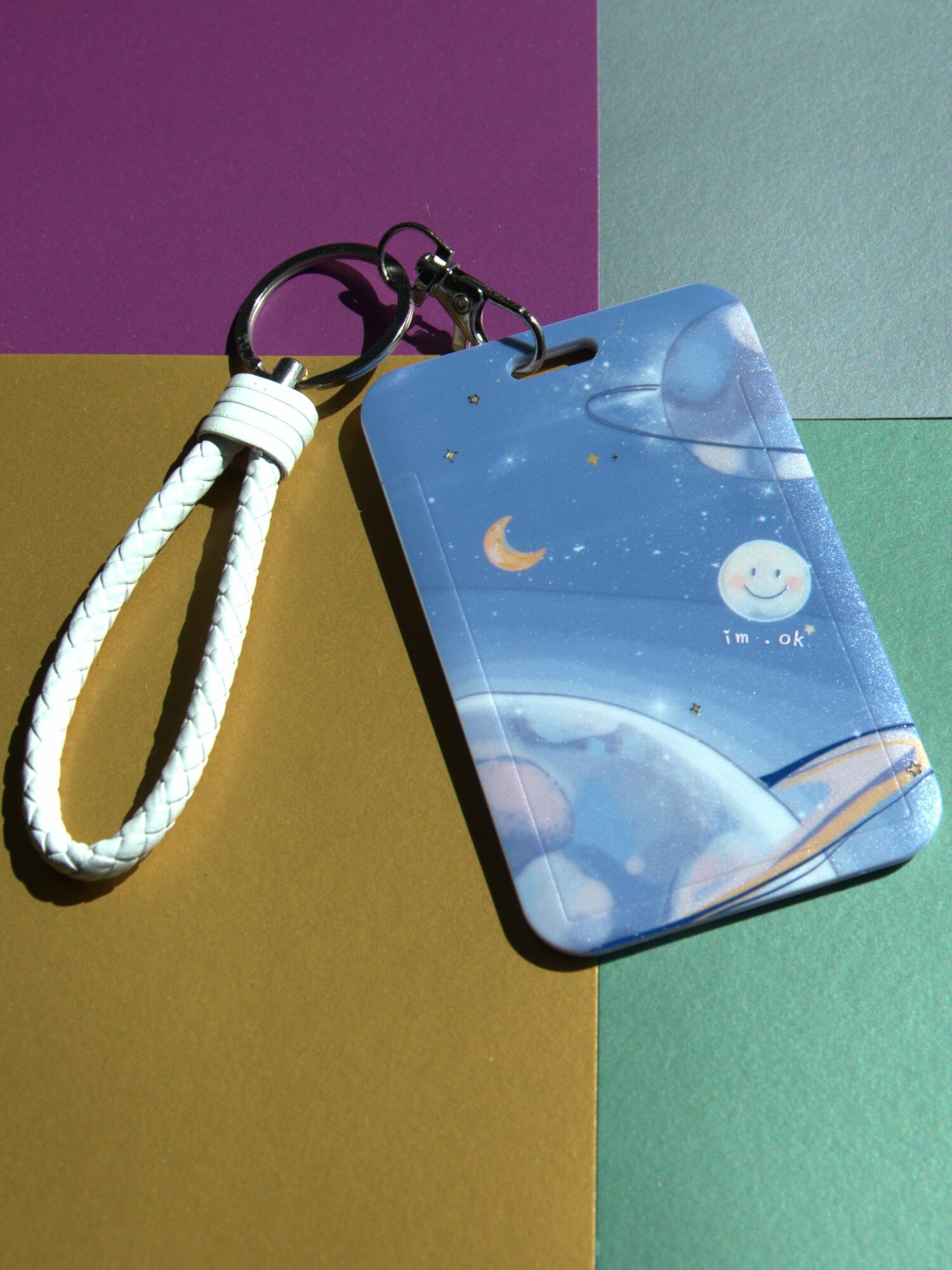 Бейдж для пропуска, пластиковой карты, чехол для пропуска