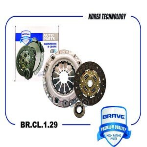 Сцепление в сборе [корзина+диск+выжимной] br. cl.1.29 mazda 3 1.4/1.6 03 BRAVE арт. br. cl.1.29
