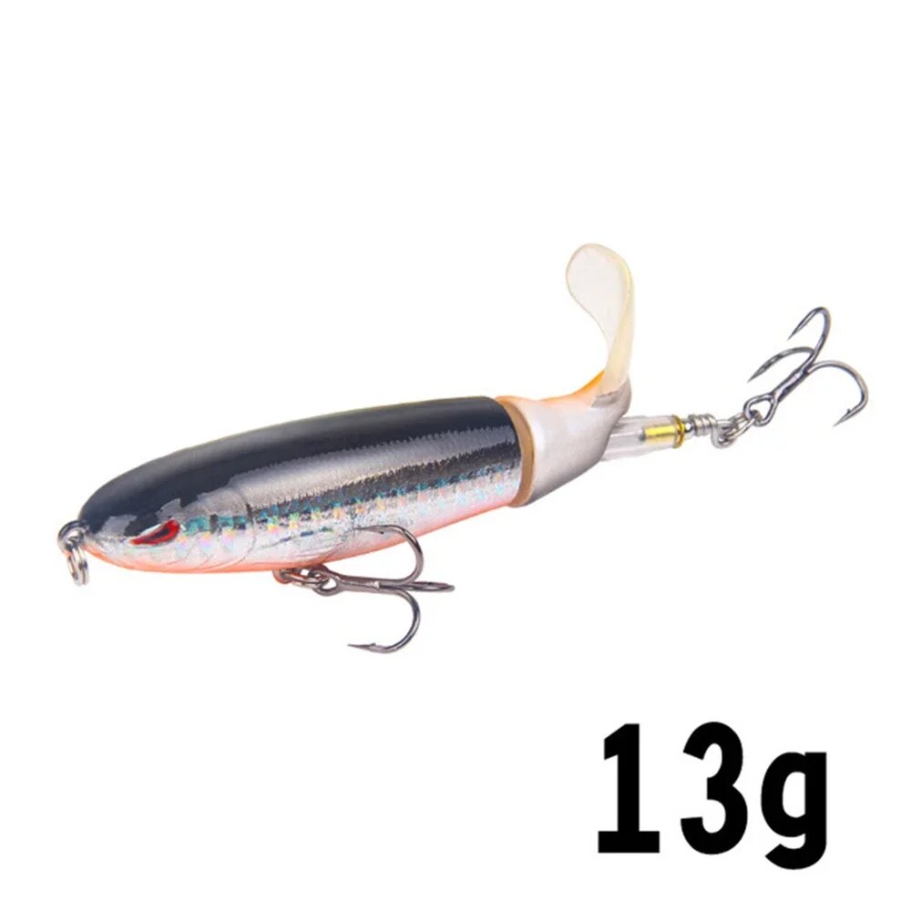 Whopper Popper приманка для рыбалки, Silvery