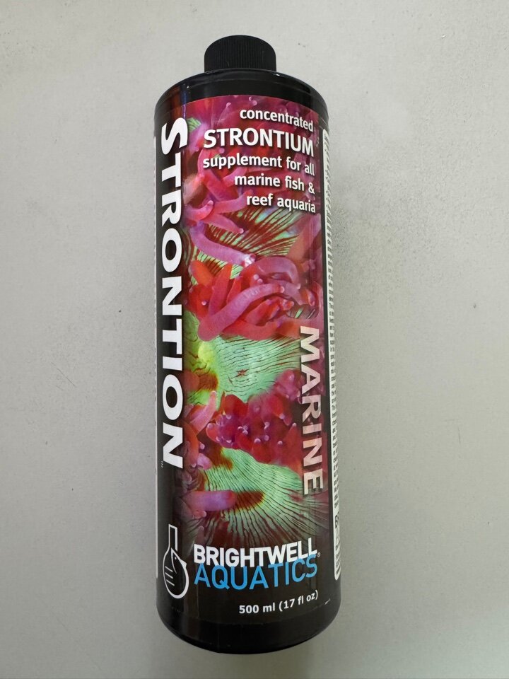 Добавка Стронция Brightwell Aquatics Strontion для морских аквариумов, 500 мл