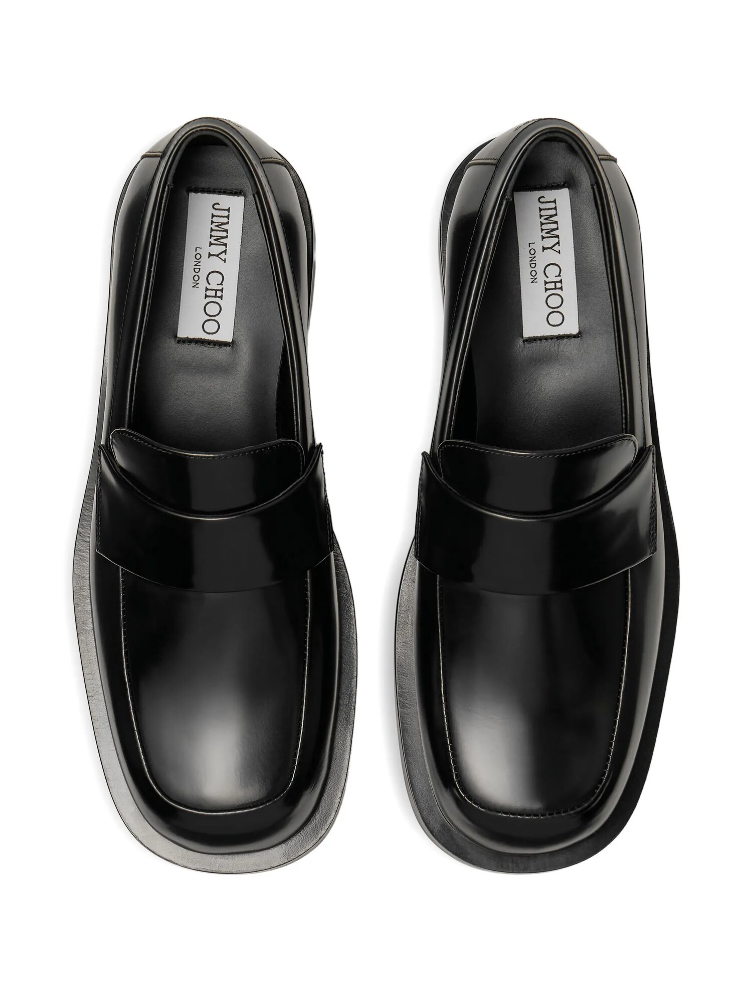 Лоферы JIMMY CHOO Buff, размер 43,5, black/black — фото 1