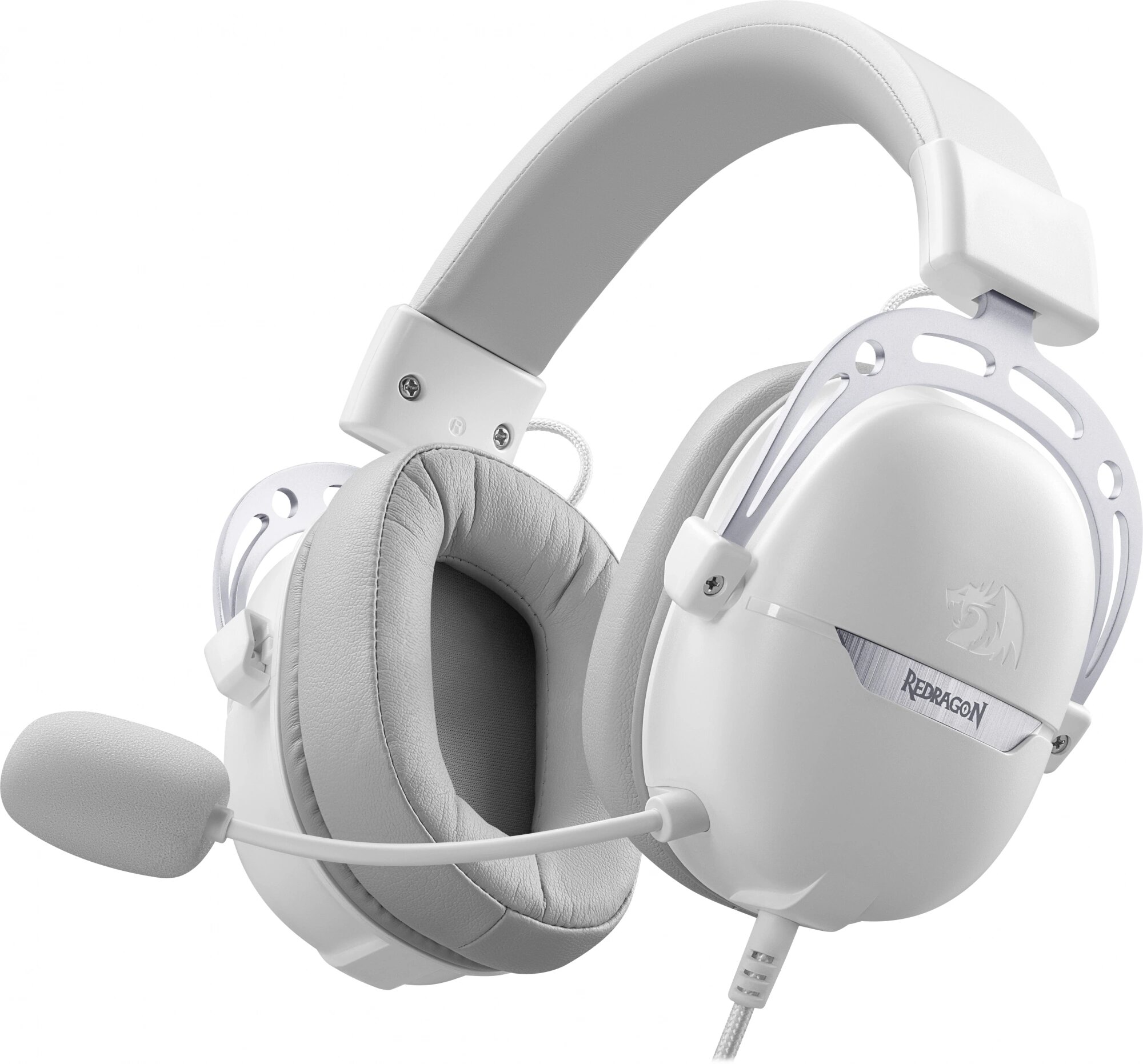72109 / Гарнитура игровая Redragon Aurora, для компьютера, накладные, проводные, белый [72109]