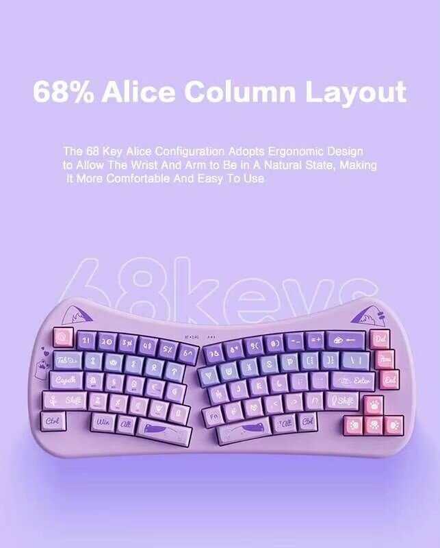 Милая кошачья клавиатура для девочек