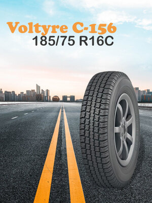 Шина VOLTYRE C-156 185/75R16C 104Q, всесезонные, для легкогрузового транспорта с камерой