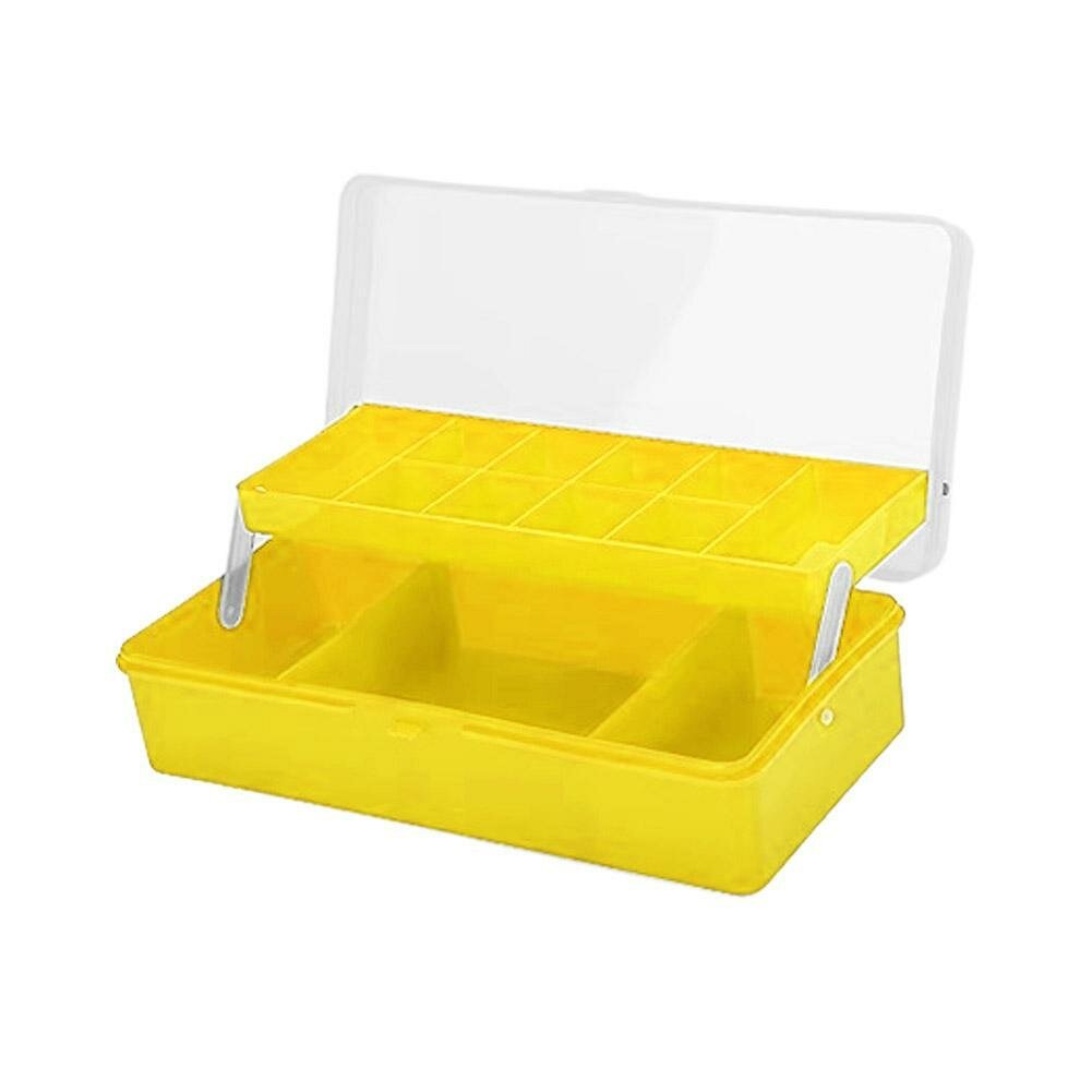 Коробка 2-сторонняя для воблеров, блесен, силикона. Органайзер рыболовный.