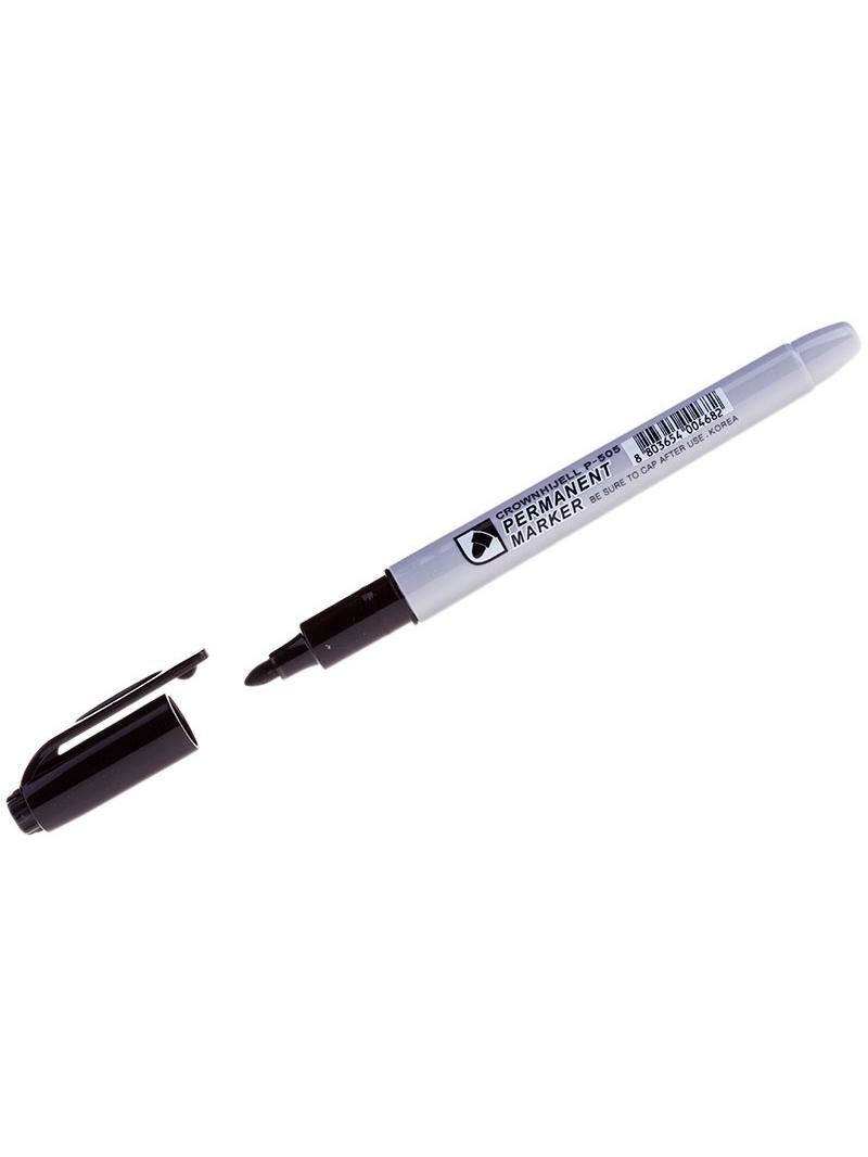 Маркер Crown Multi Marker Slim P-505 перманентный, пулевидный наконечник, 2 мм, черный {207899} 1 шт