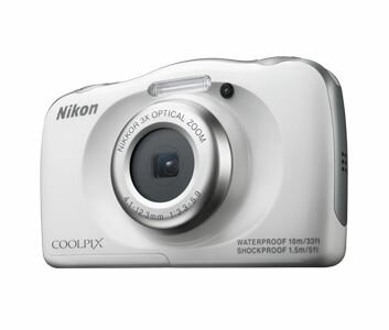 Nikon Coolpix S33 White Белый Цифровой компактный фотоаппарат