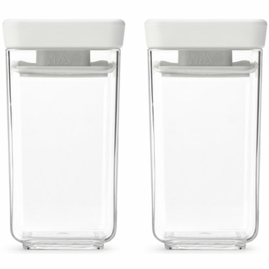 Набор контейнеров Brabantia "Tasty+" 2 шт, 150 мл, модульные, светло-серый (230585)