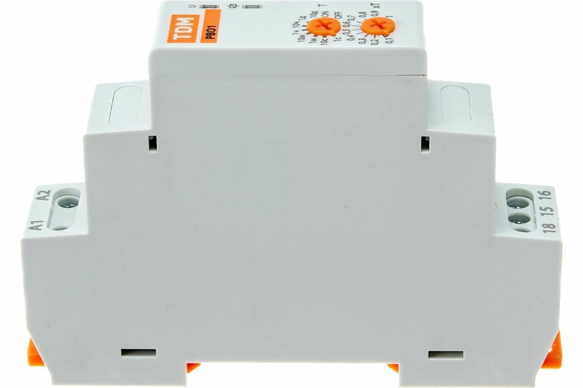 Реле времени РВЦ-0,1с/100дн-8А-230В-DIN (циклическое, 0,1с-100дней, 230В AC)