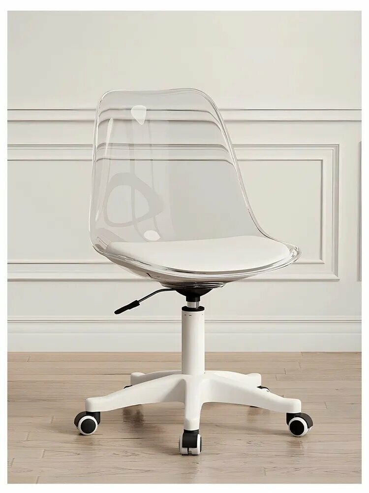 Стул мастера, Натуральная кожа, Оксфорд, White