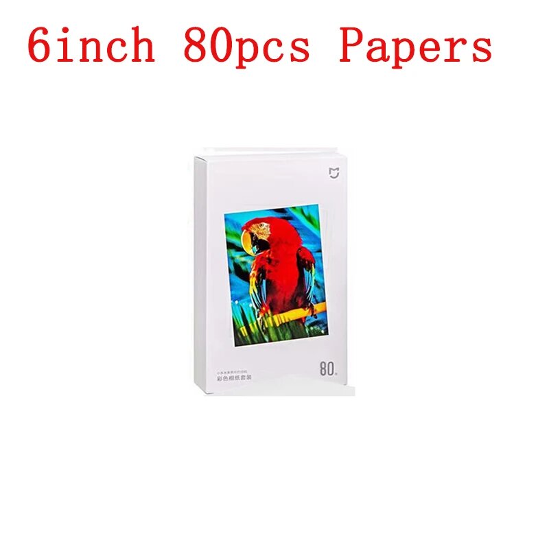 Оригинальная бумага для Xiaomi Mijia фотопринтер 1S 6 Inch 80pcs