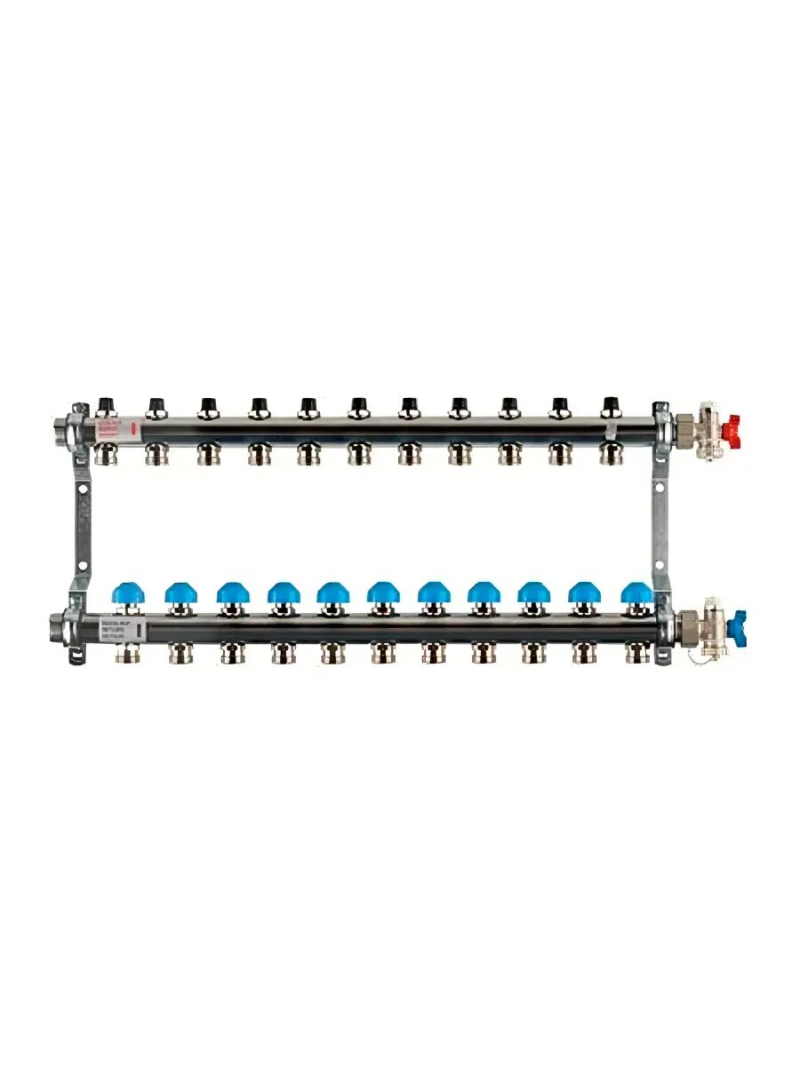 Распределительный коллектор HKV на 11 контуров нерж . сталь