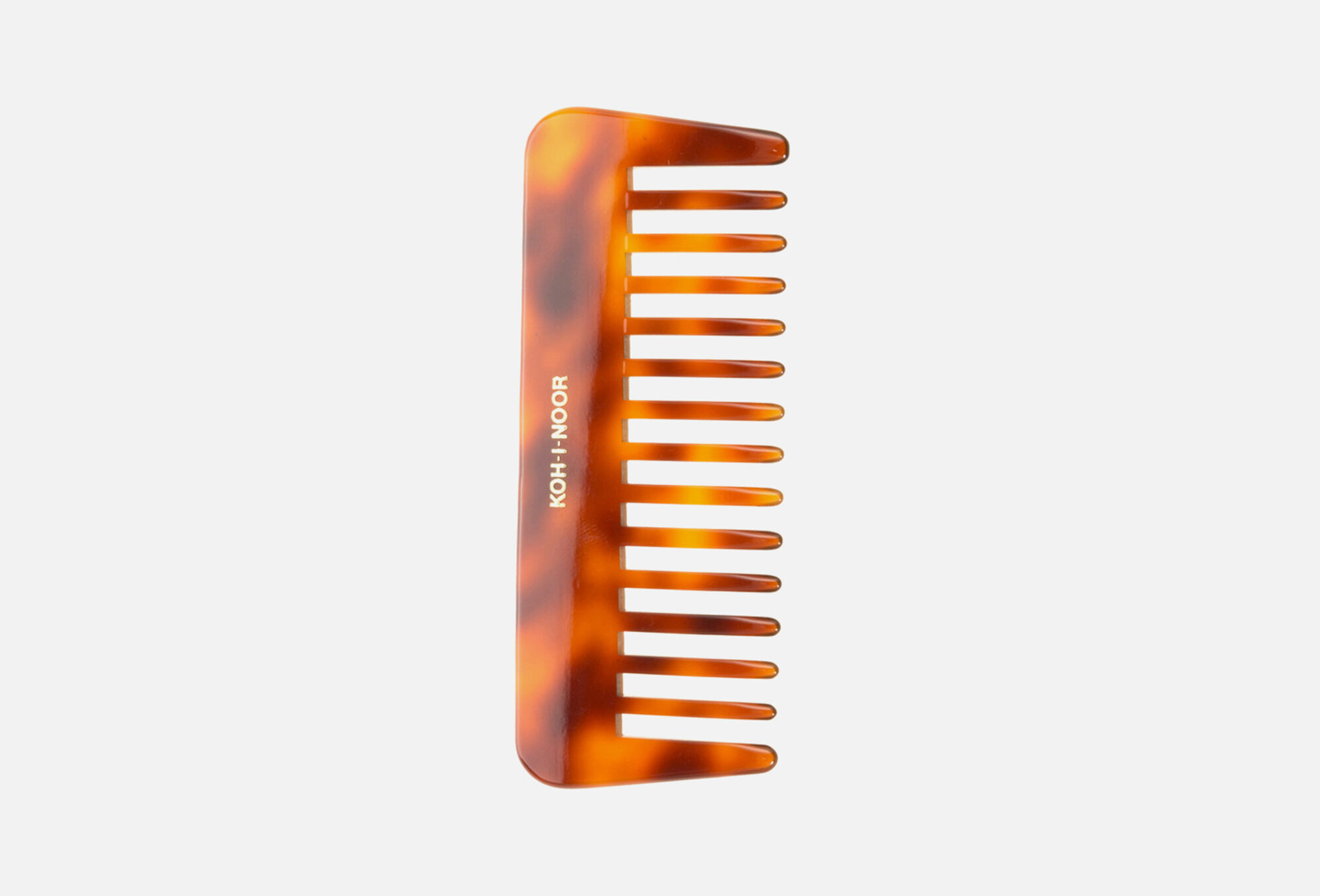 Гребень для волос ручной работы KOH-I-NOOR Pettine Segato Extra wide spread teeth comb 11,5 x 5 cm