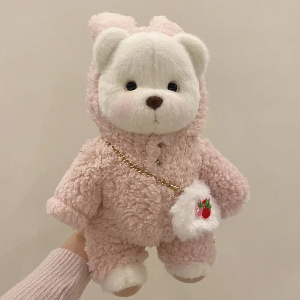 Мягкая игрушка медведь MINISO Розовый, Only Clothes 9