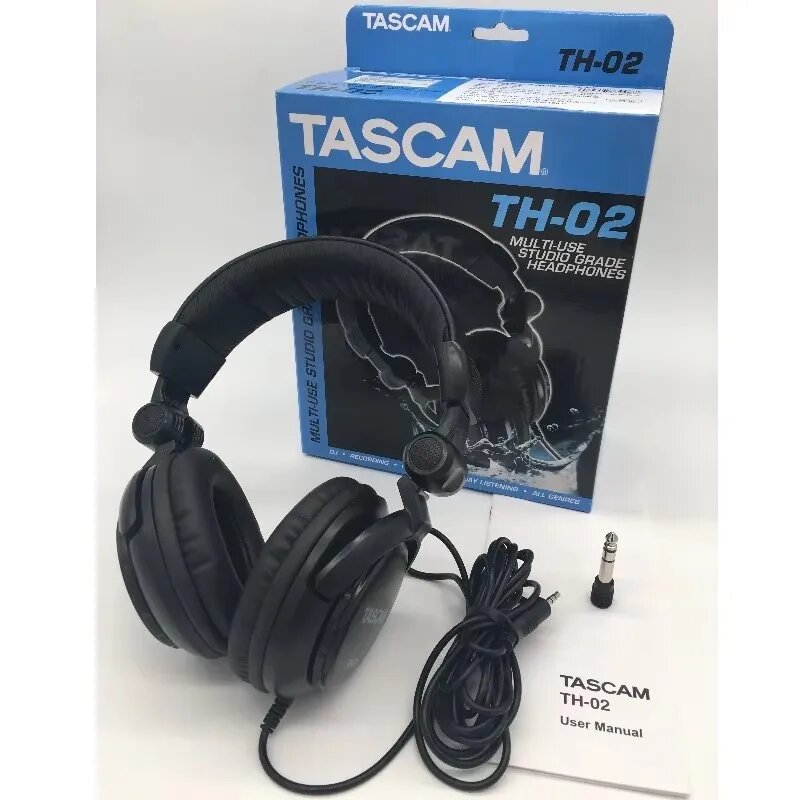 Студийные наушники Tascam TH-02 черные
