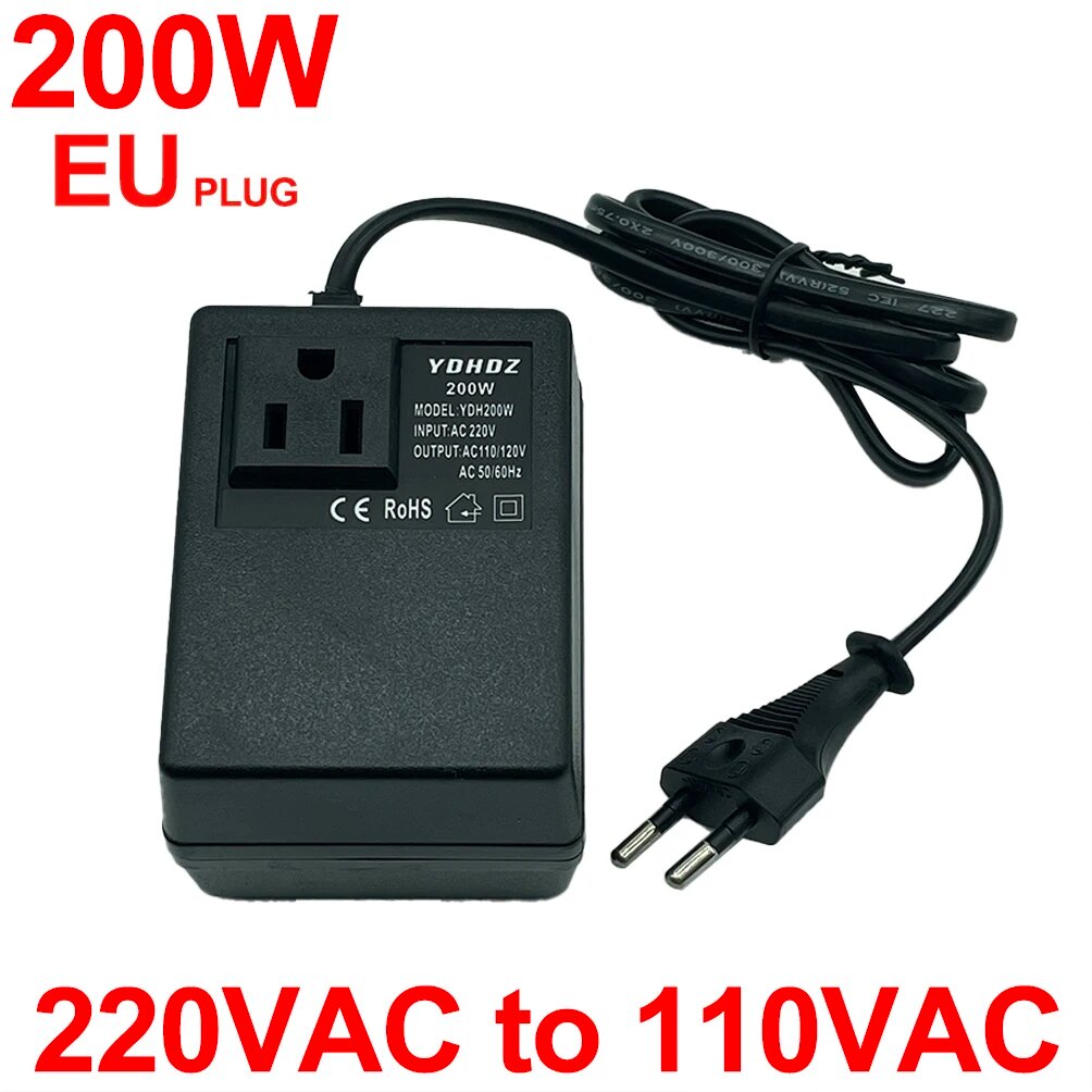 HONGPOE Преобразователь напряжения 220В/240В в 110В/120В