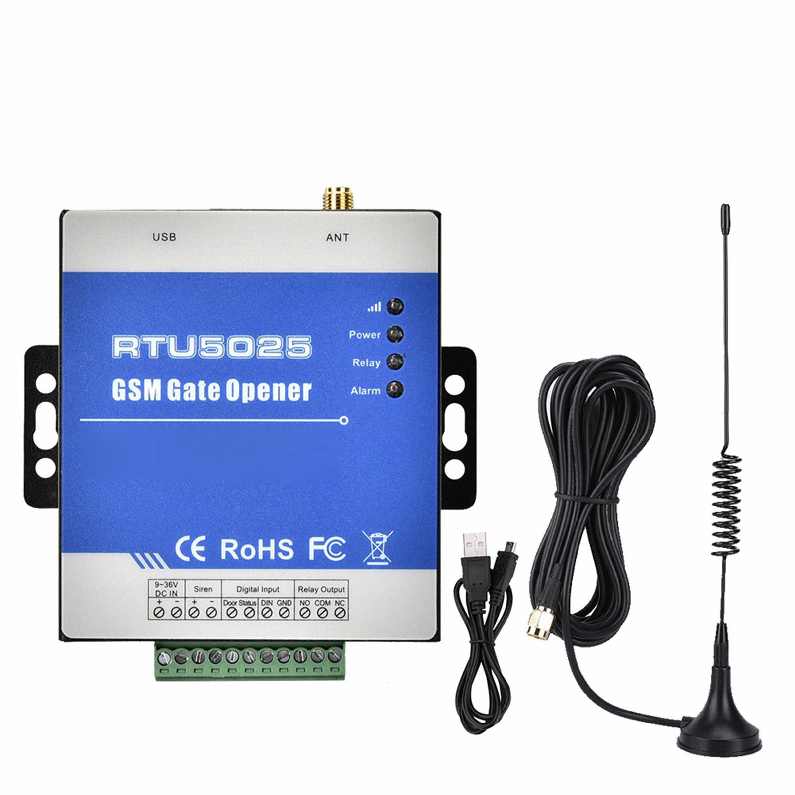 Беспроводной GSM-контроллер RTU5025 для гаражных ворот с надежным сигналом для безопасной автоматизированной системы входа