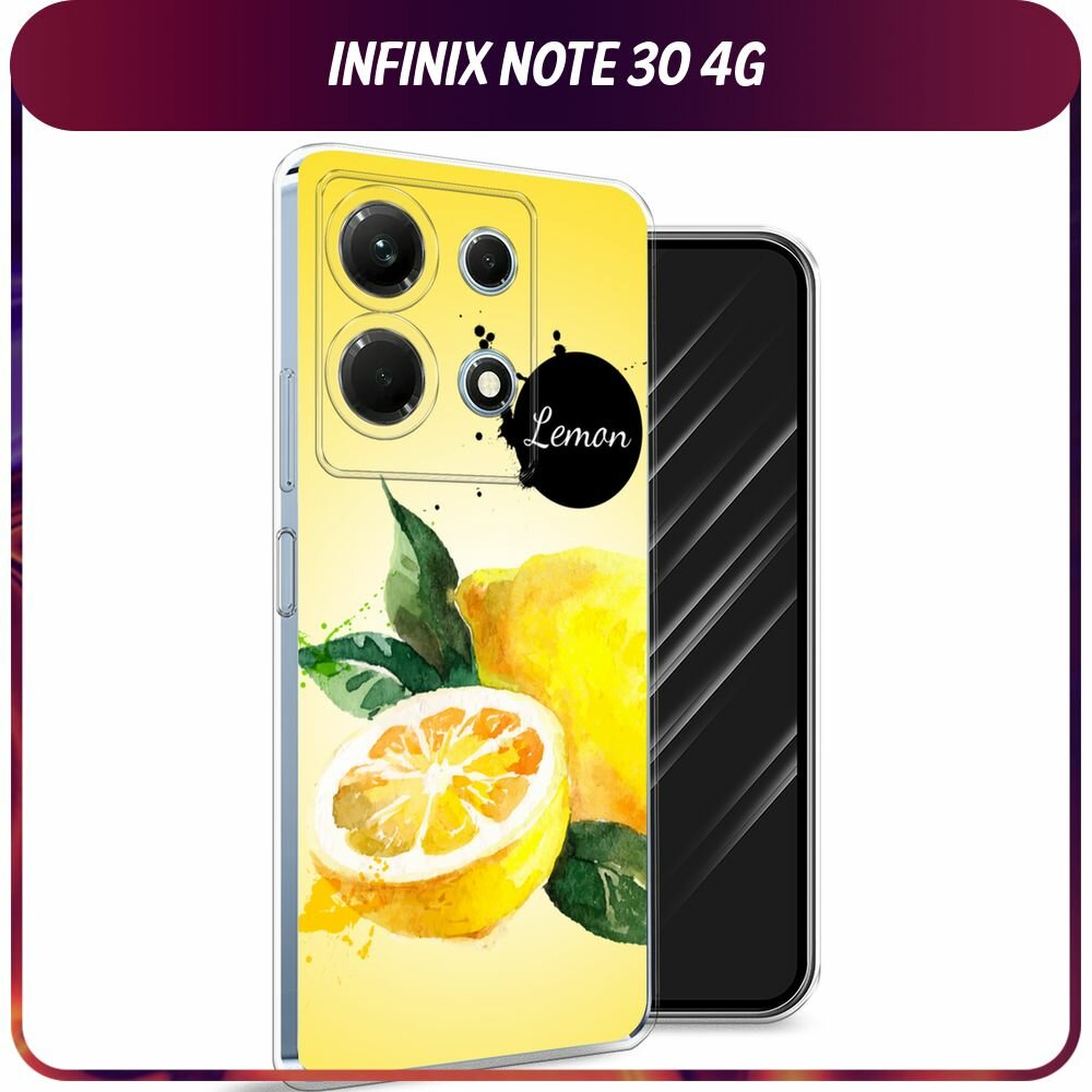 Чехол на Infinix Note 30 4G / Инфиникс Нот 30 4G с принтом лимон арт
