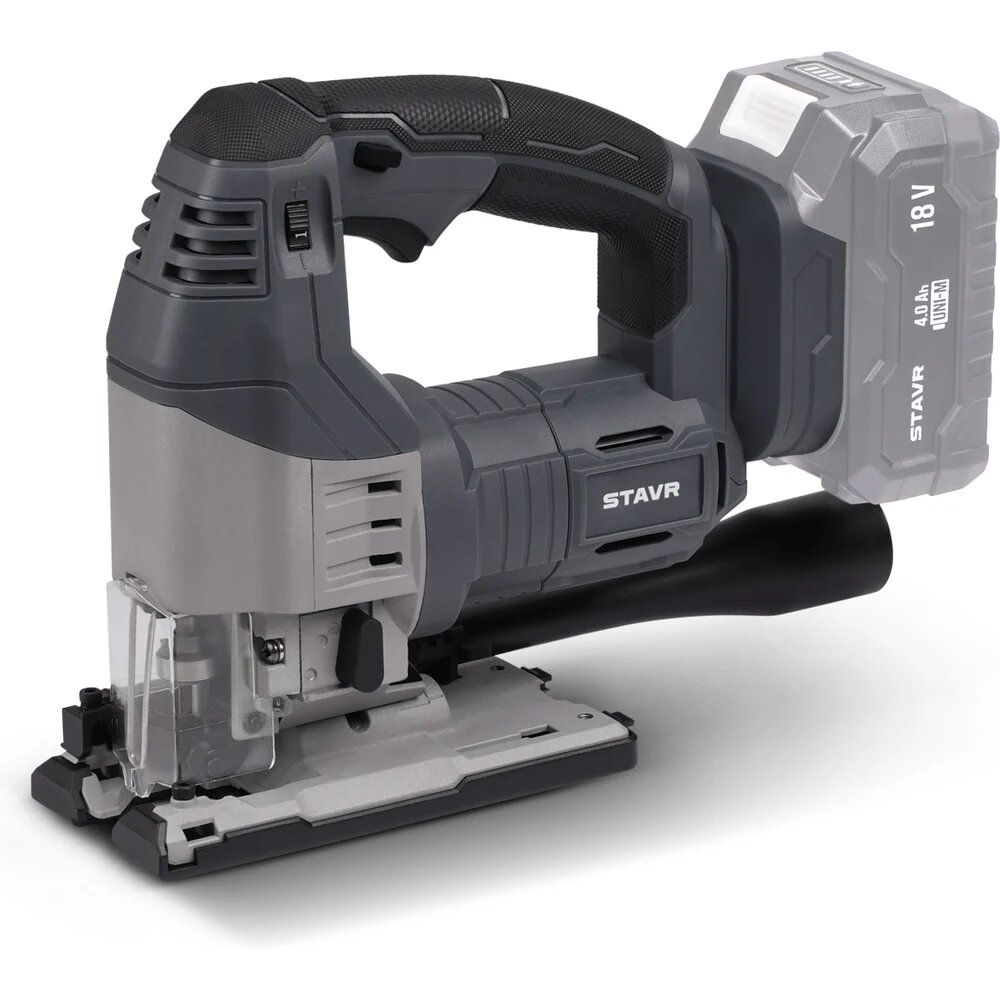 Лобзик аккумуляторный ставр 18V UNI-M, 135мм, Stavr SJS 18BL-135V, BL, мет. редуктор, БЗП патрон, 0-3000об/мин 9021200026