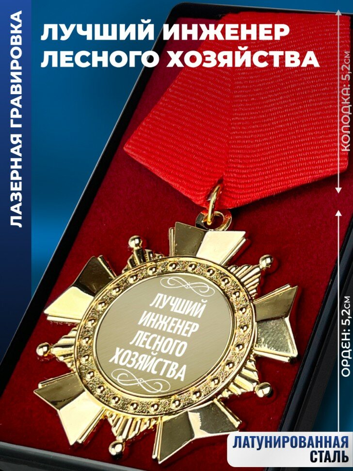 Сувенирный орден "Лучший инженер лесного хозяйства"