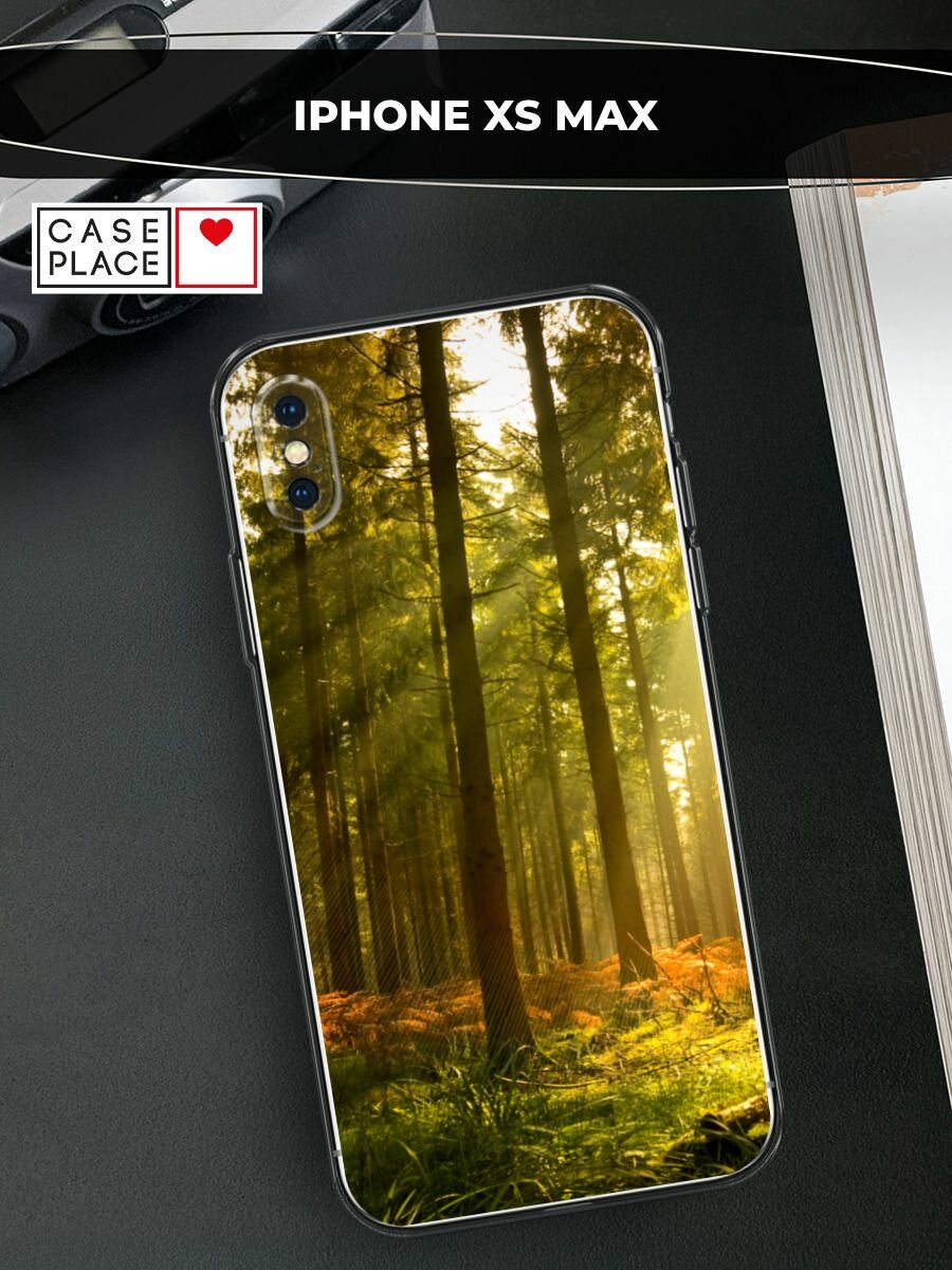 Чехол на Apple iPhone XS Max / Айфон XS Max с принтом "Лес 7"