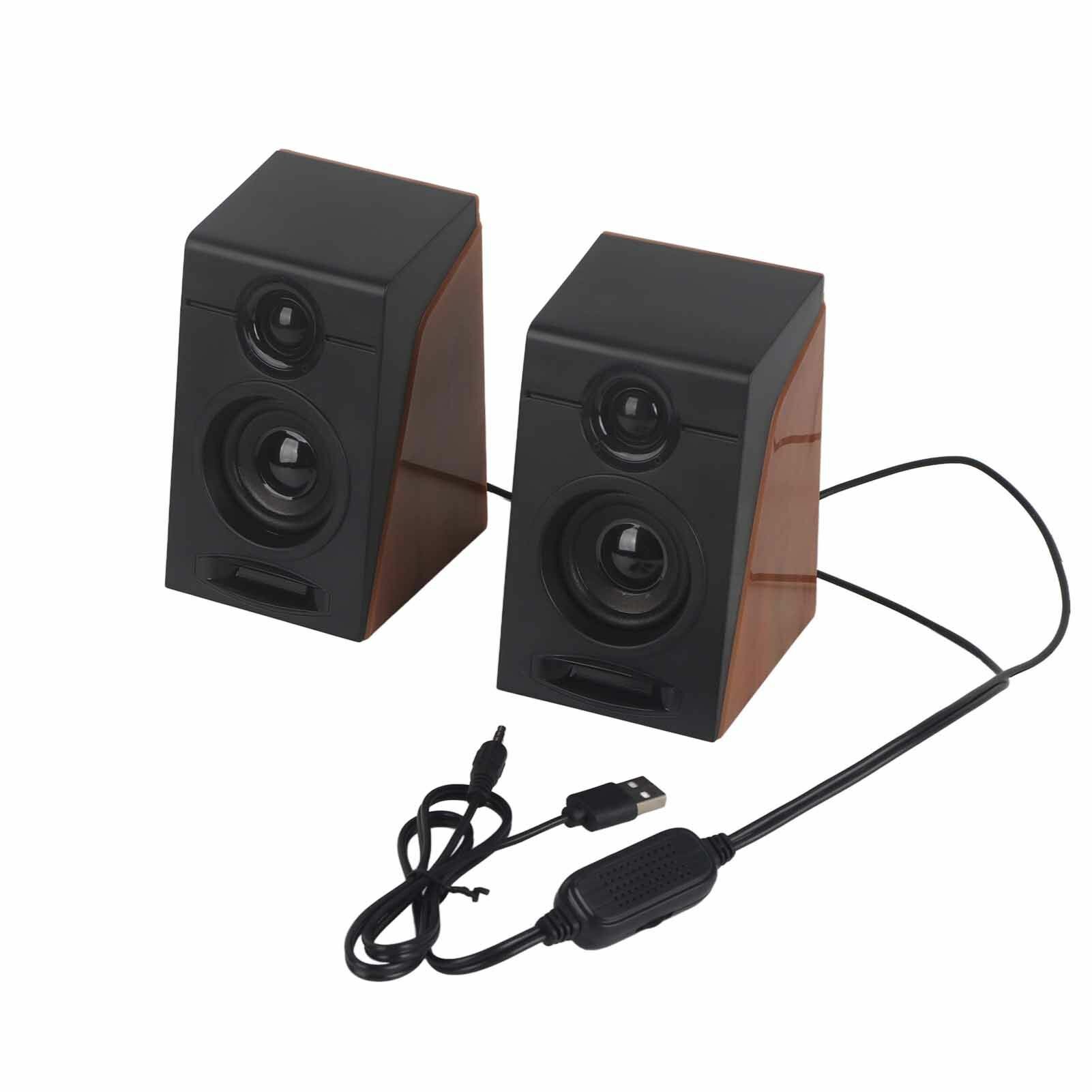 Пара 3-дюймовых компьютерных динамиков с мощным басом и Hi-Fi звуком