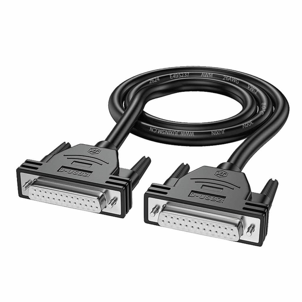26AWG DB25 удлинительный кабель 25Pin D-SUB провод Male Female разъемы 50cm-10m, 1.5m - женщина к женщине