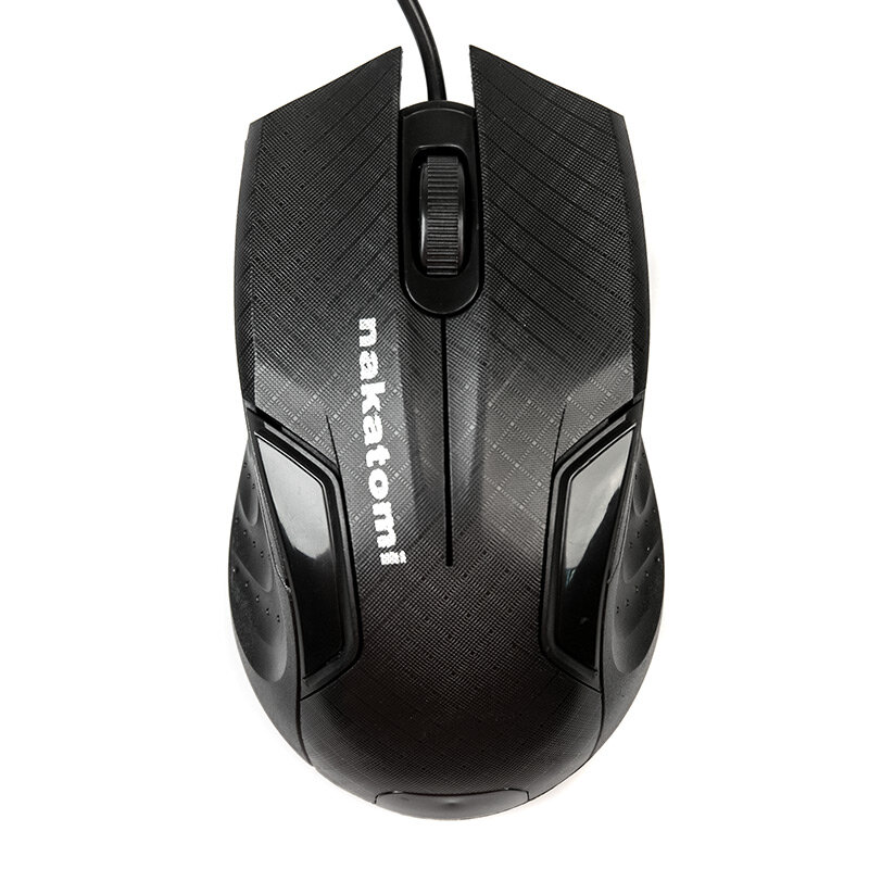 Мышь USB Nakatomi Navigator MON-06U оптическая, 800dpi, кабель 1.5м, Black