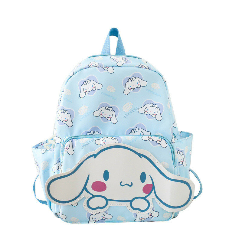 Kuromi kids backpack nylon school bag with padded shoulder straps for elementary students