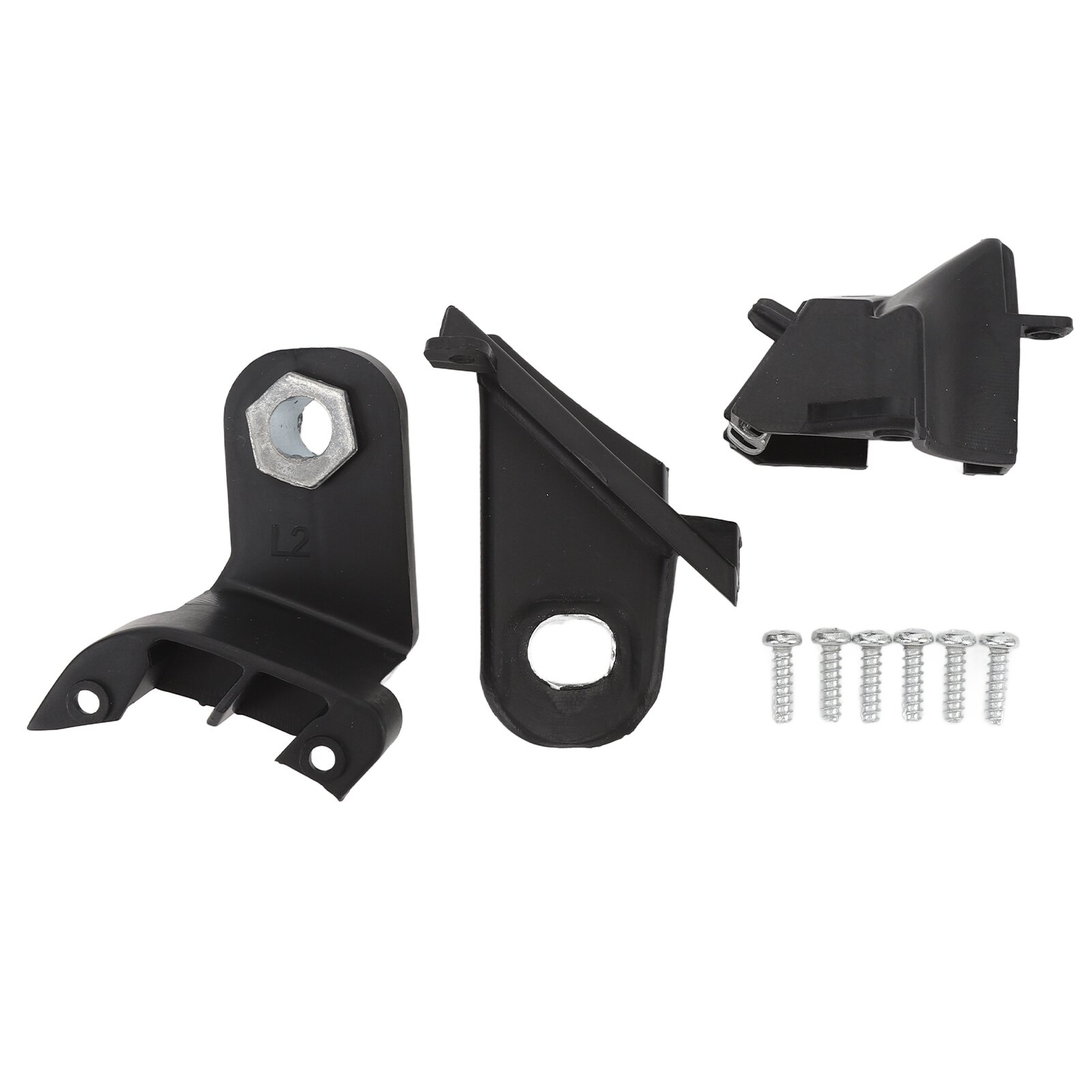 Комплект для ремонта кронштейнов фар автомобиля, 9 шт, водонепроницаемый металлический крепеж для фары, левый, для модели 500 2007–2015 гг: 51816681