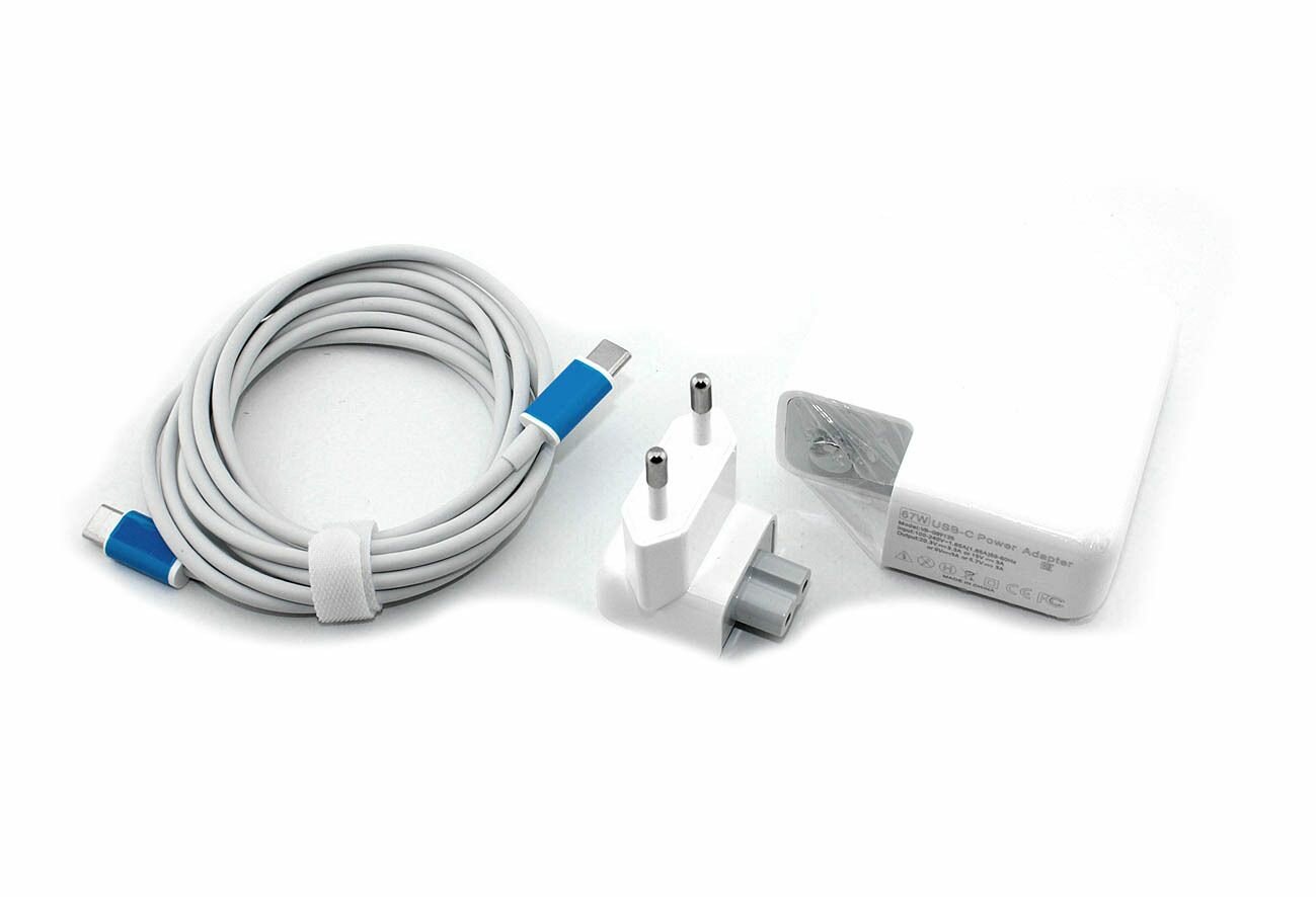Блок питания (сетевой адаптер) для ноутбуков Apple USB Type-C 67W