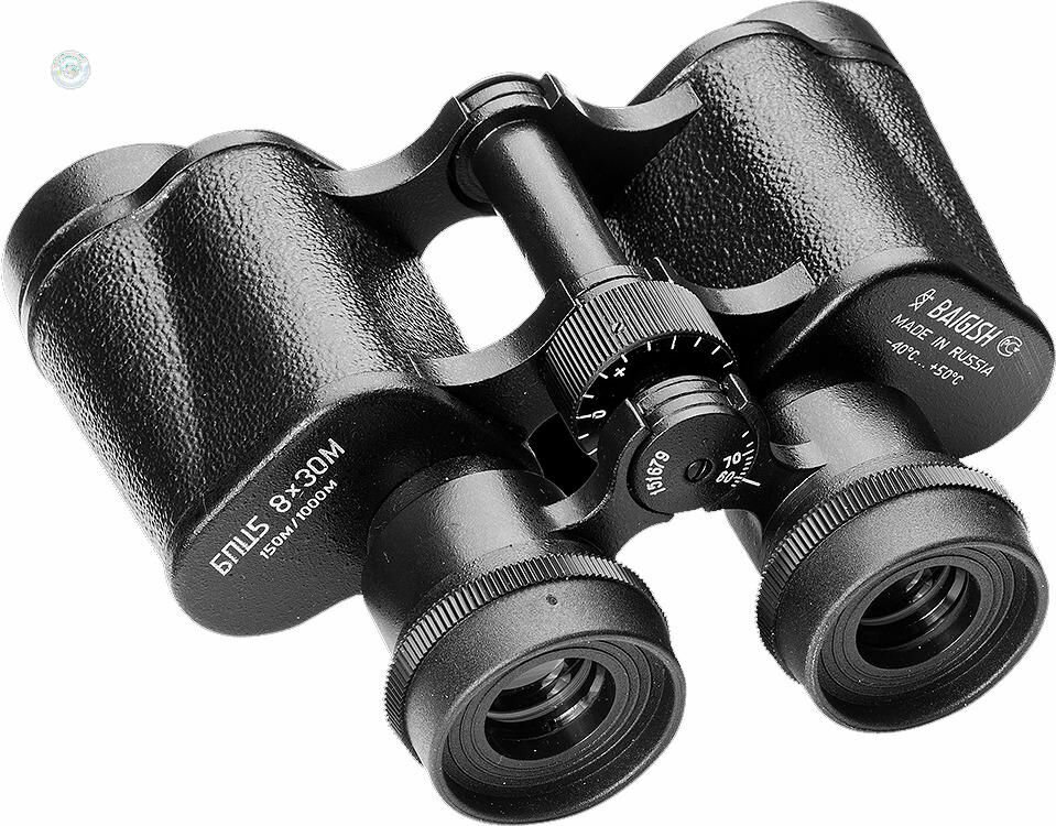 Бинокль Baigish БПЦ5 8х30М КОМЗ для охоты, туризма и спортивных мероприятий с призмами Порро и защитным покрытием