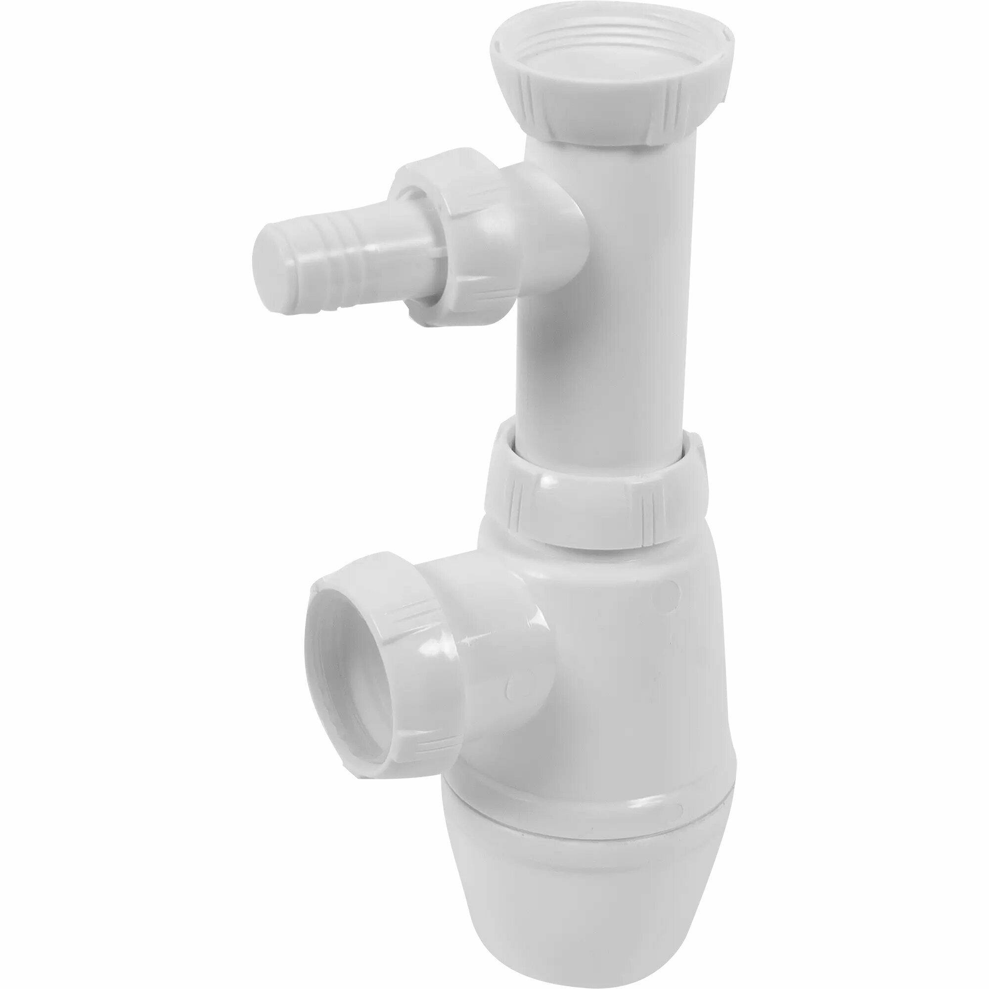 Equation сифон для раковины без выпуска ø32 мм с отводом для стиральной машины