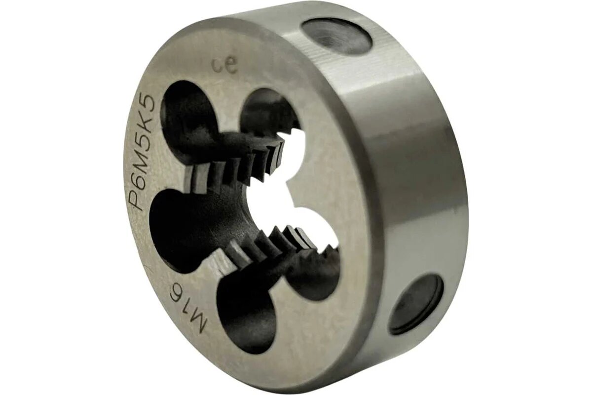 TORNERI плашка резьбовая М16x2.0, Р6М5К5, метрическая резьба, точность и прочность Т023858