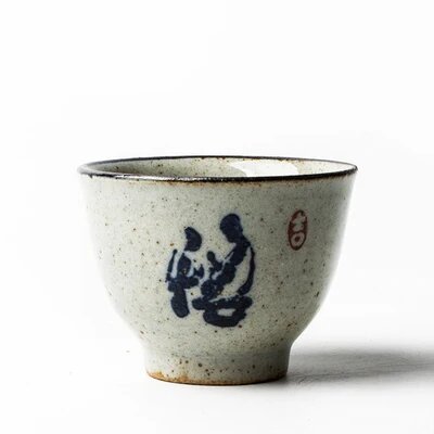 Винтажные китайские керамические чашки, красивый чайный набор для вина, чайная посуда, чайная чашка для каллиграфии, чайная чашка для церемонии, антикварные чайные чашки, кофейные кружки, 6 стилей, Chinese cup, 65ml