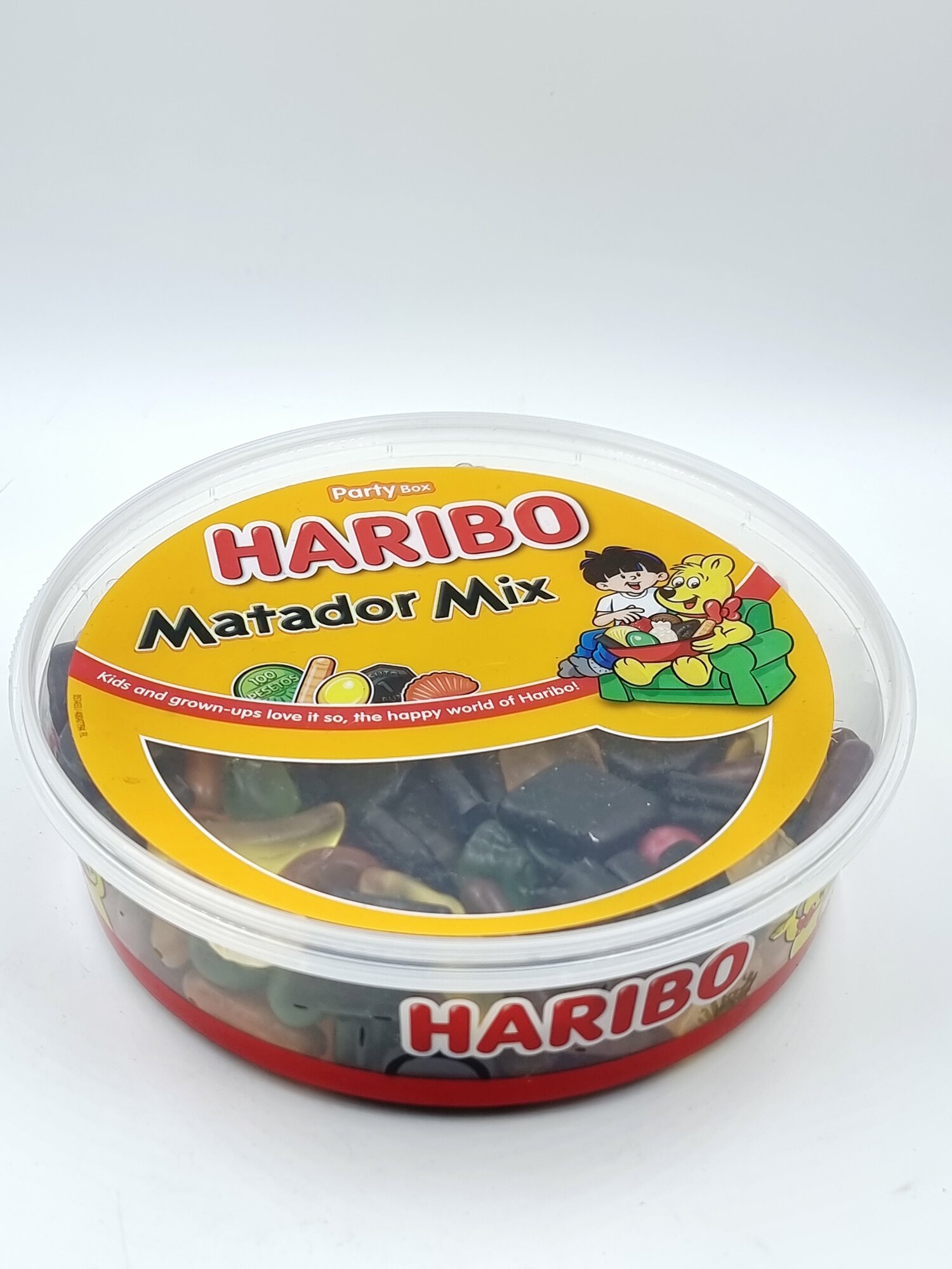 Мармелад жевательный Haribo Matador Mix, ассорти фруктовых конфет, сальмиаки и лакрицы, 600 г (Из Финляндии)