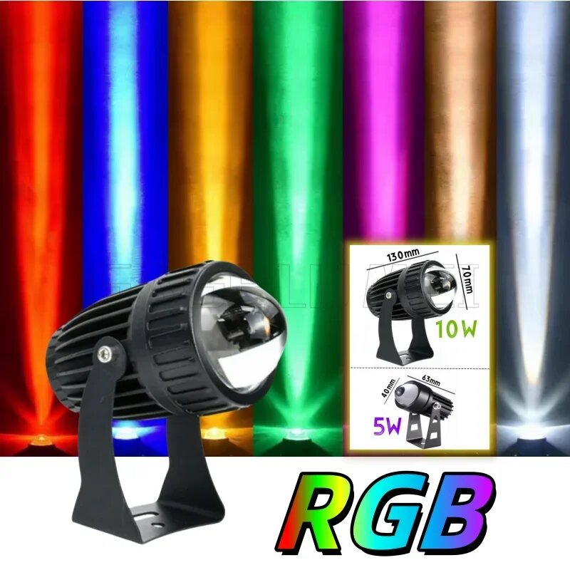 СAGE LU MEI светодиодный прожектор для сада 5/10Вт Черный, RGB, 10W DC24V