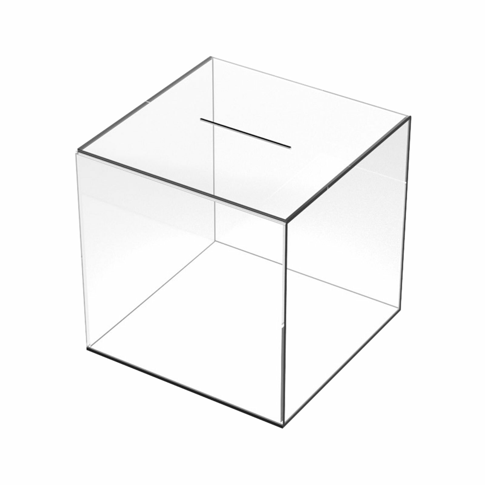 Прозрачная копилка, сберегательная монета в форме денег, неоткрывающаяся акриловая копилка для взрослых и детей