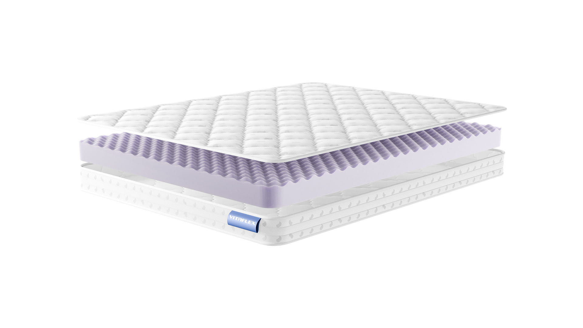 Матрас Vitaflex Foam Relax 180х200 высота 11 см анатомический средней жесткости Беспружинный