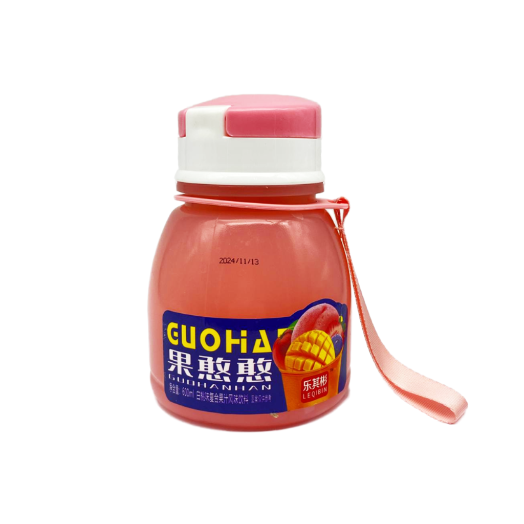 Фруктовый напиток LEQIBIN с кусочками желе со вкусом персика 600 мл, Китай