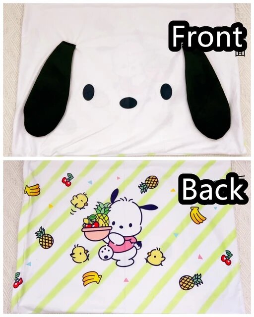 Наволочка с рисунком из мультфильма «Куроми моя мелодия» от Sanrio, наволочка с изображением спинки «Корица», высокое качество, наволочка для сна в японском стиле, девочка, Размер: Только наволочка