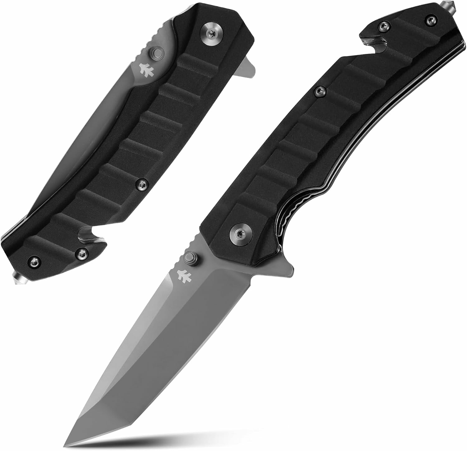 Swiss Tech Складной карманный нож из нержавеющей стали для кемпинга и пеших прогулок