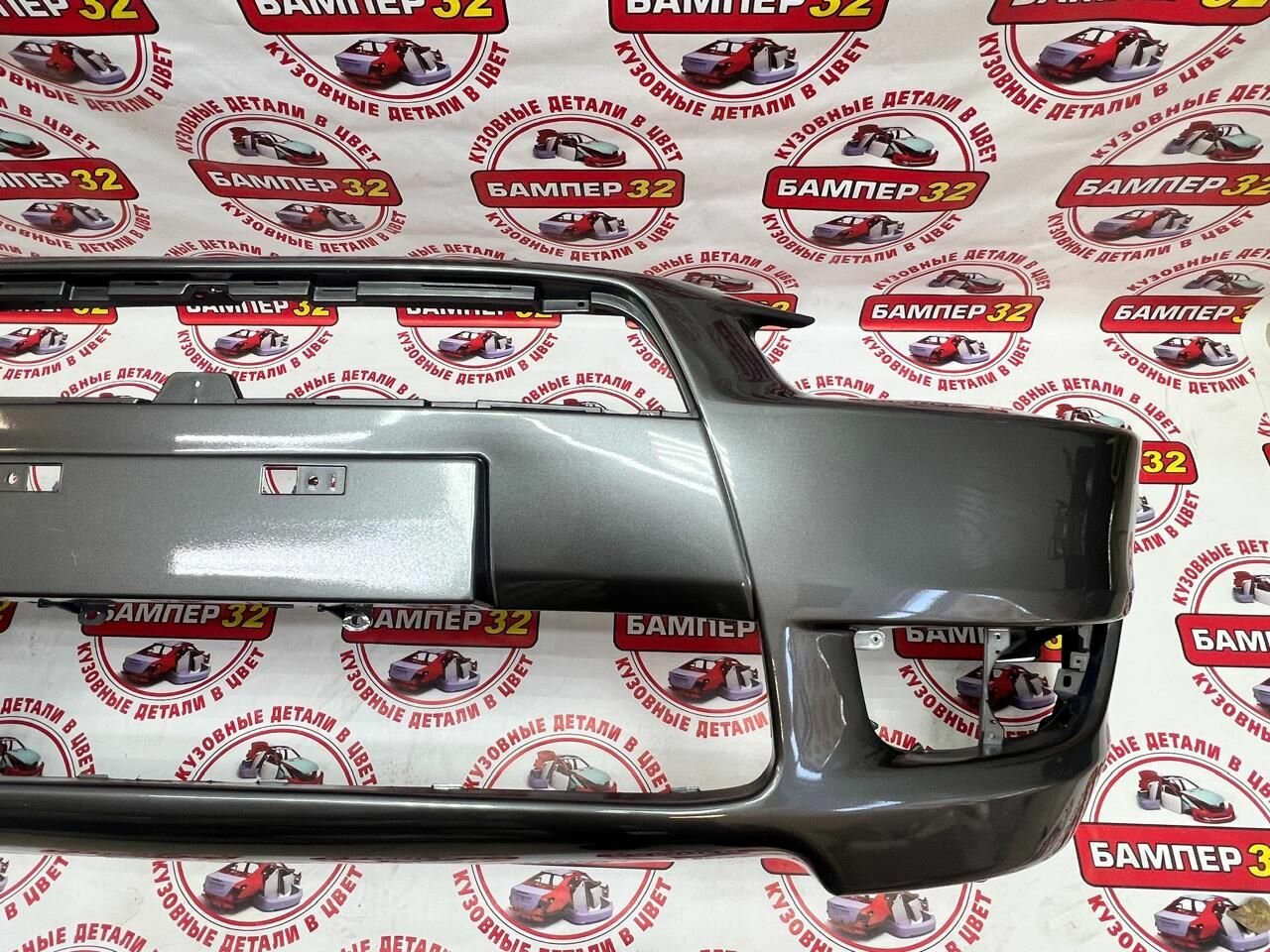Бампер Митсубиси Лансер 10, цвет Серый А39
