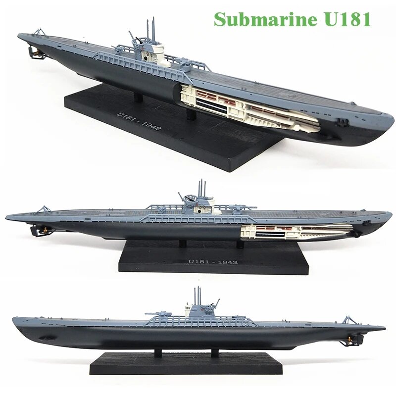 Модель подводной лодки из металла 1:350, u181